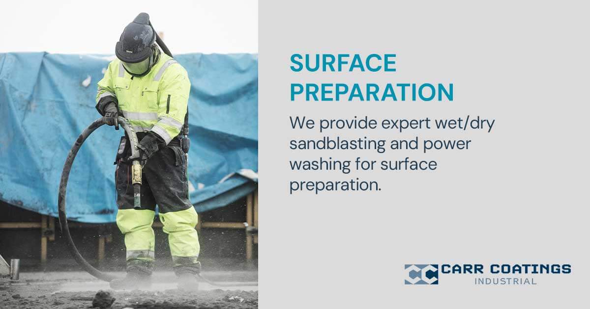 Surface Preparation - Carr Coatings